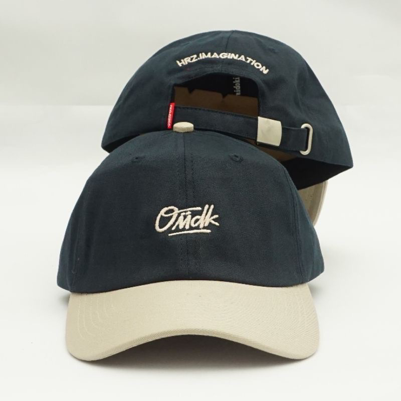 Jual Omidoki Topi Polocaps Wily Hitam & Cream (COD) | Shopee Indonesia