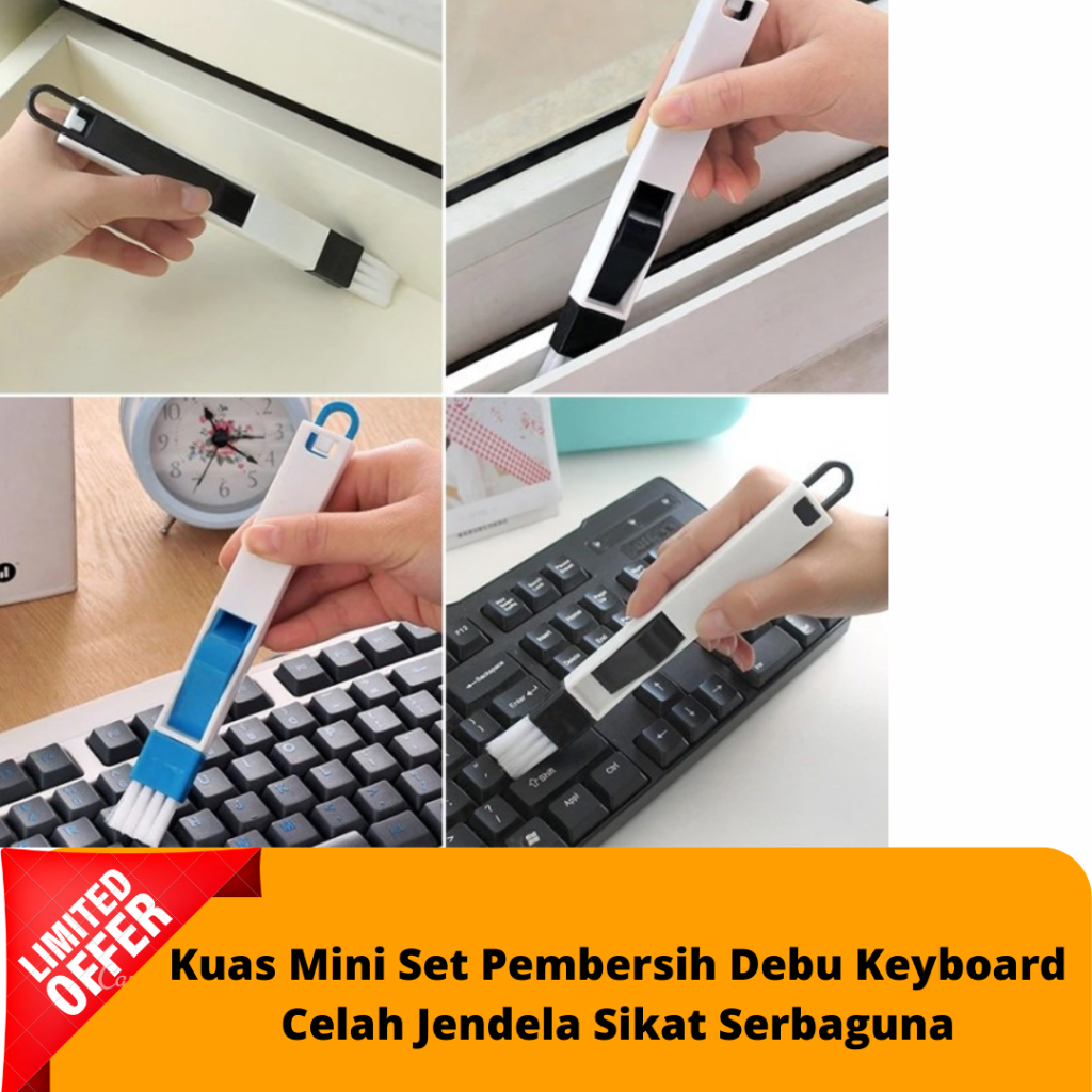 Jual Kuas Mini Set Pembersih Debu Keyboard Celah Jendela Sikat ...