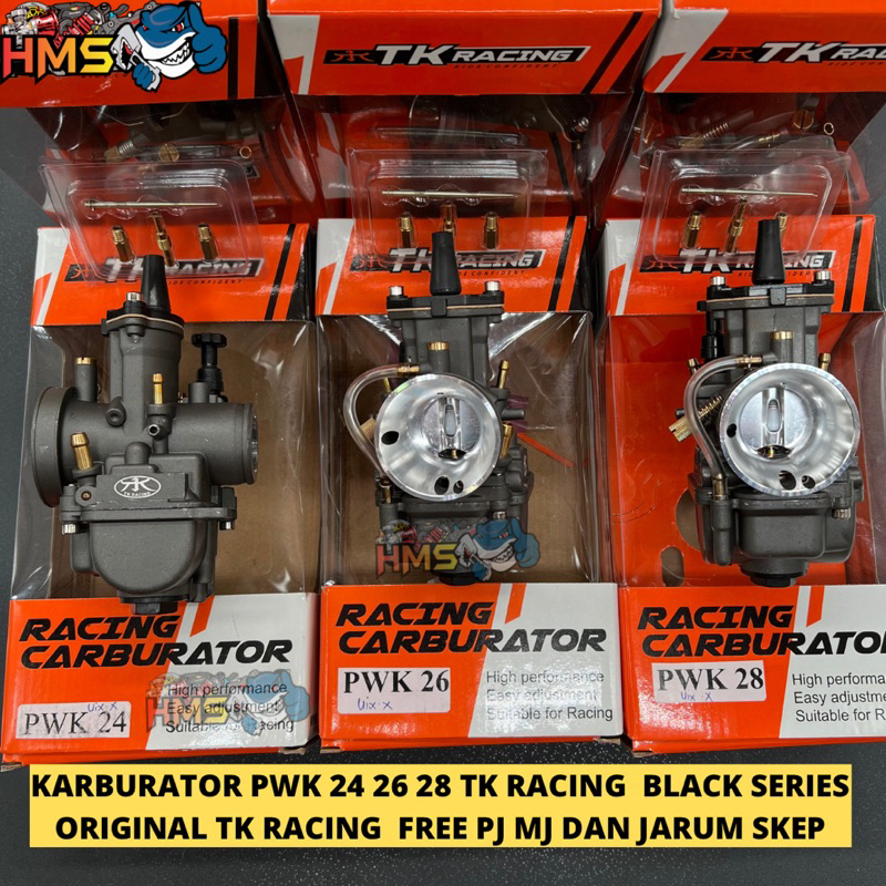 Jual KARBURATOR KARBU PWK 24 26 28 TK RACING BLACK SERIES KOTAK ...