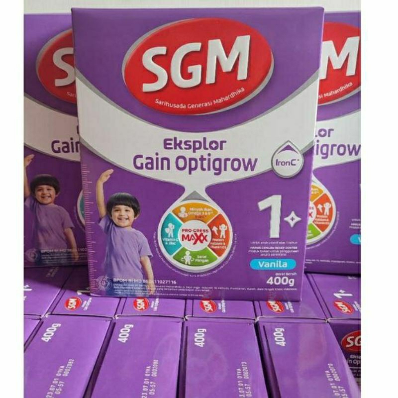 Jual 3 KOTAK SGM EKSPLOR GAIN OPTIGROW 1+ EXP 2026 | Shopee Indonesia