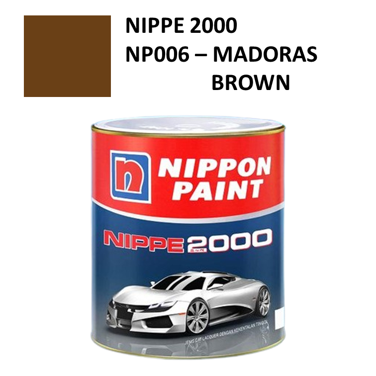Jual Nippon Paint - Cat Duco NC Nippe 2000 - Kode NP006 (Madoras Brown ...
