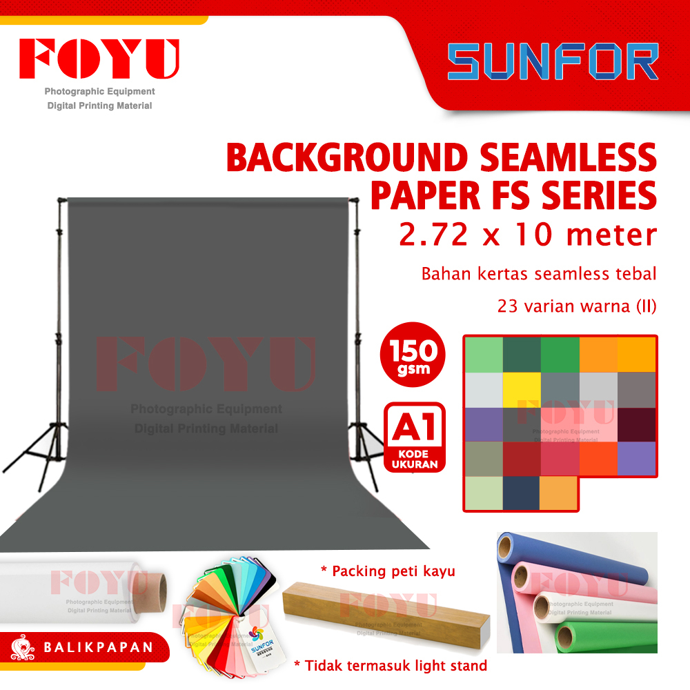 Jual Background Backdrop Layar Studio Foto Video Paper Kertas Polos ...