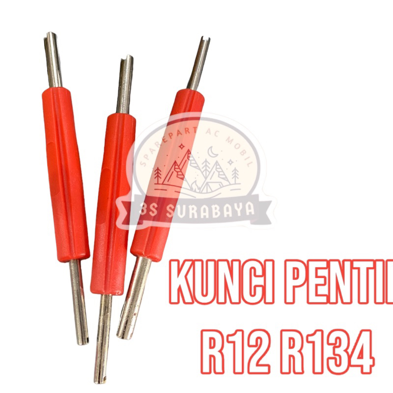 Jual Kunci Pentil R12 R134 Ac Mobil Universal Alat buka pentil Ac mobil R134 Obeng Pembuka ...