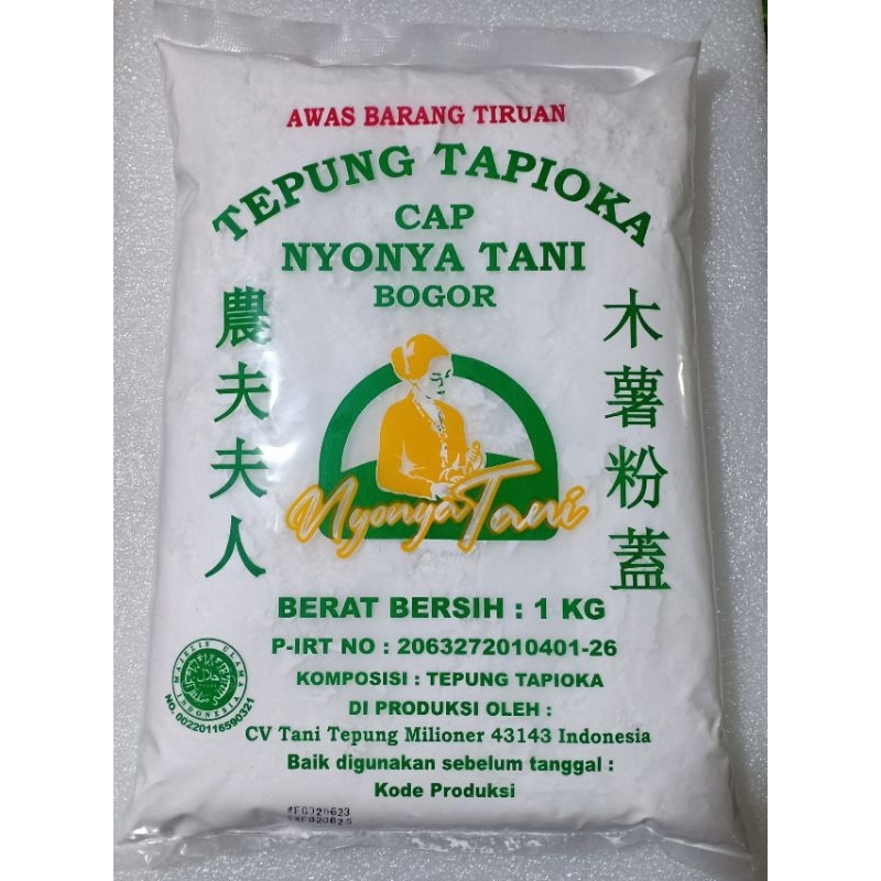 Jual Tepung Tapioka / Sagu Cap Nyonya Tani Bogor 1kg | Shopee Indonesia
