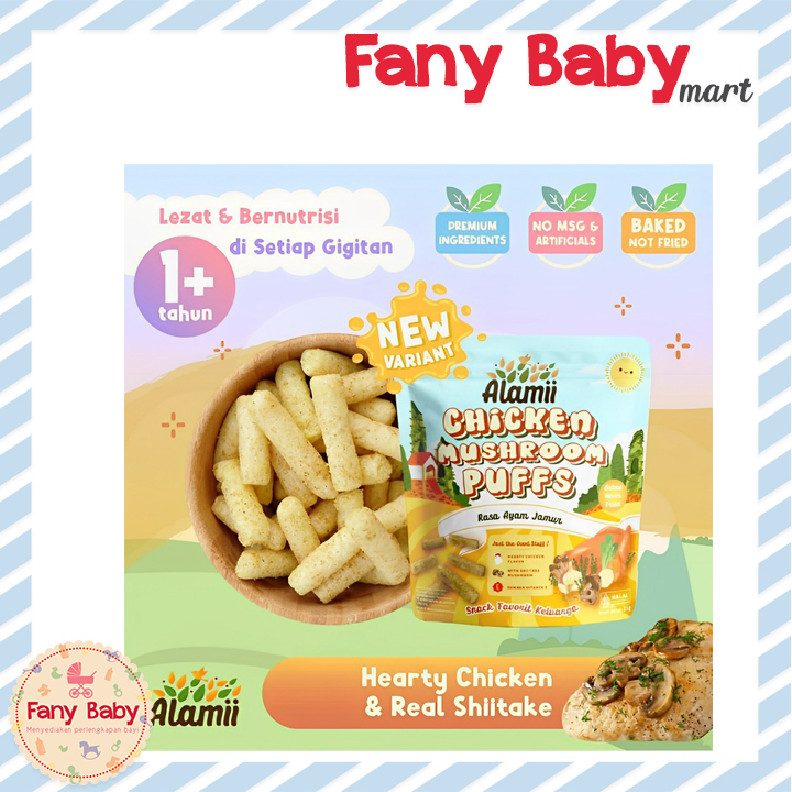Jual ALAMII CHICKEN MUSHROOM PUFFS 25GR | Shopee Indonesia