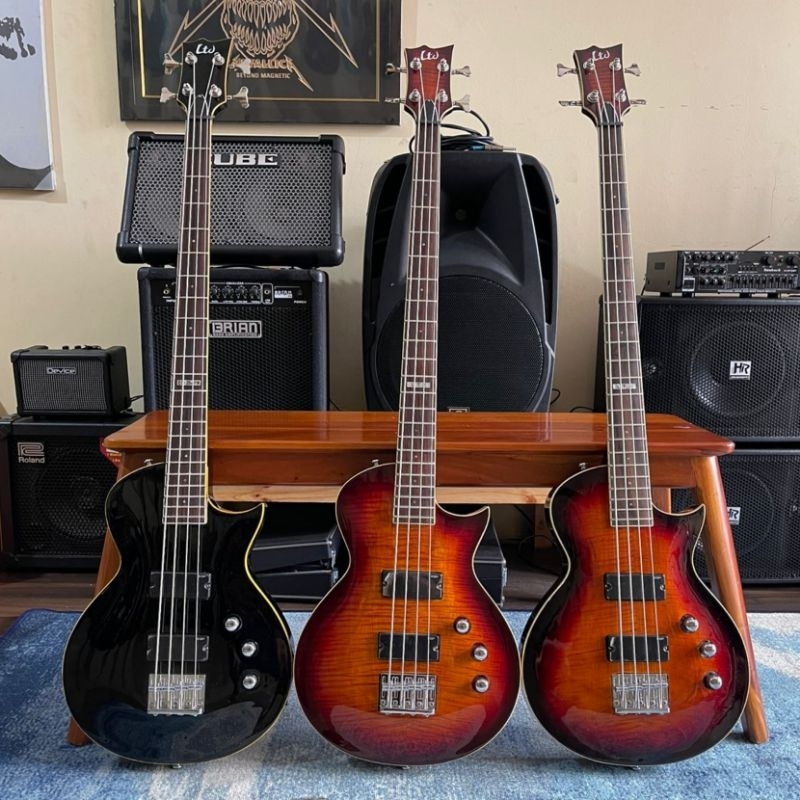 Jual Gitar Bass Elektrik Ltd Lespaul Original Shopee Indonesia