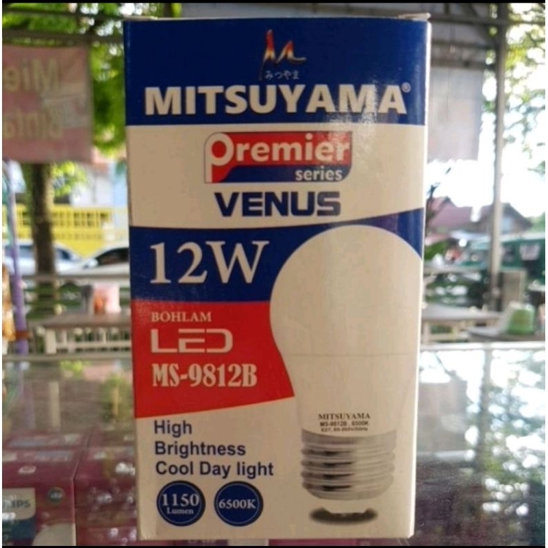 Jual Bola Lampu Mitsuyama Venus Premier LED 12W | Shopee Indonesia