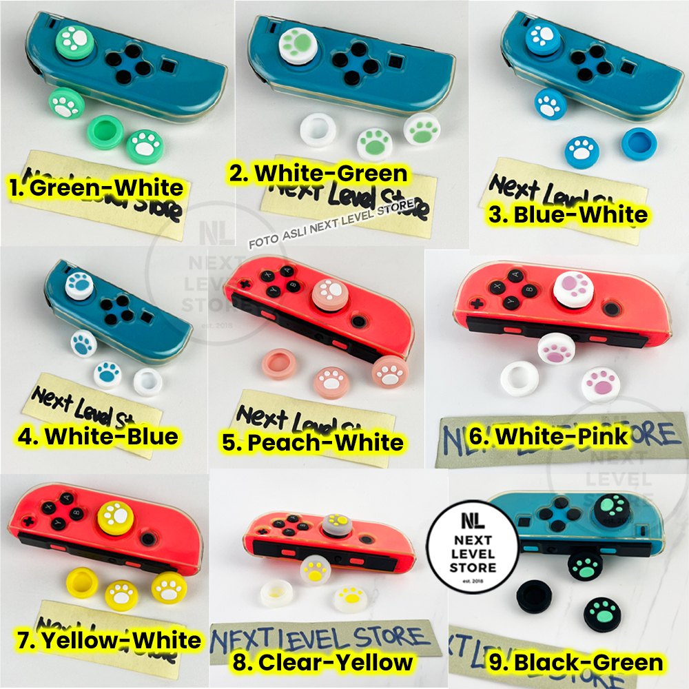 Jual Analog Cap Thumb Grip Cover Caps Silikon Silicone Nintendo Switch ...