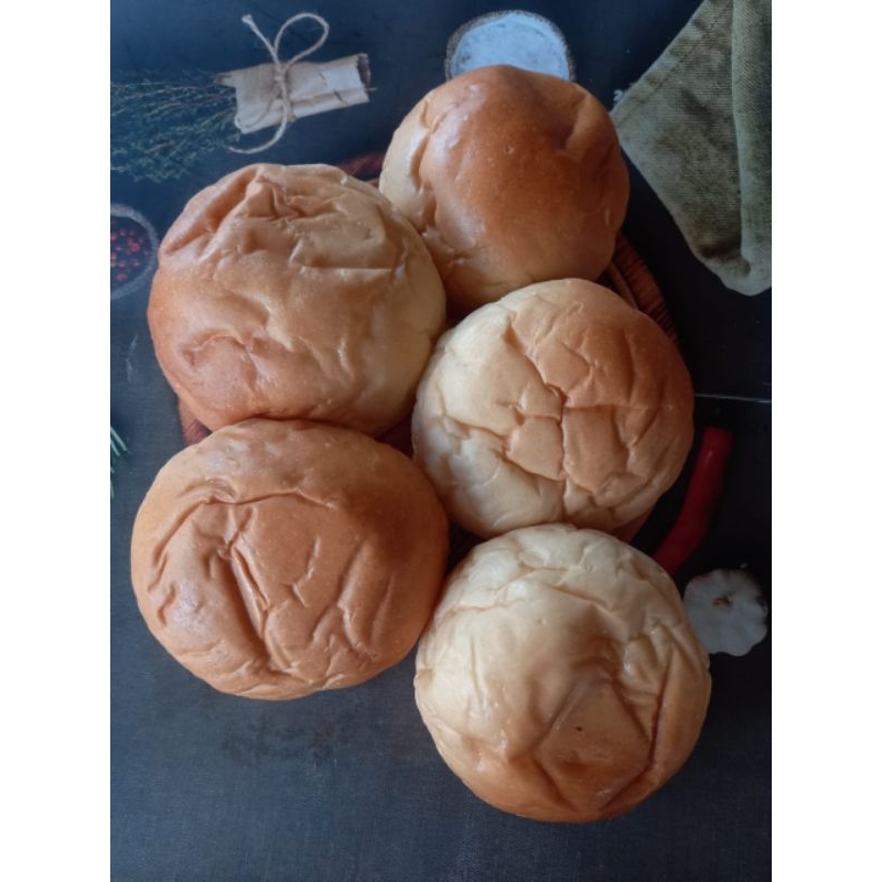 Jual bun_roti burger homemade ( isi 6 pcs ) | Shopee Indonesia