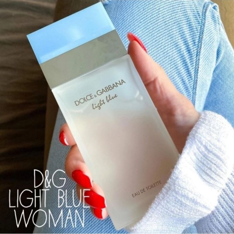 Jual PARFUM ORIGINAL DnG LIGHT BLUE POUR FEMME (women) REJECT/TESTER ...