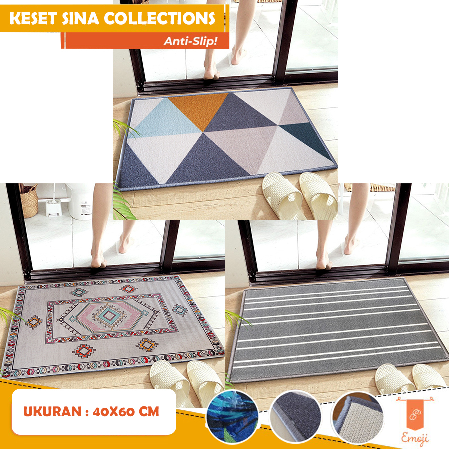 Jual Keset Kaki Anti Slip 40x60 cm SINA ★ Keset Kamar Tidur Keset ...