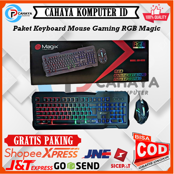 Jual Keyboard Mouse Gaming RGB Satu Set Murah Dan Bagus | Shopee Indonesia