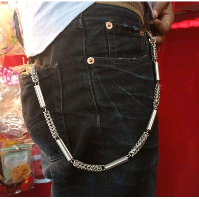 Jual RANTAI DOMPET PRIA TITANIUM BAJA MODEL TERBARU | Shopee Indonesia