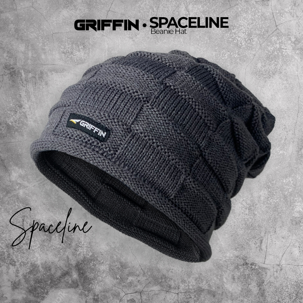 Jual Topi Kupluk Pria Rajut Dewasa Kotak Spaceline by Griffin | Shopee ...