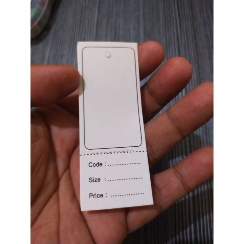 Jual HANGTAG/HANDTAG 200 PCS/HANTAG/HENTEK/PRICE TAG/hangtag/label ...
