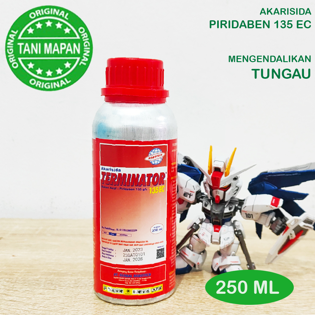 Jual TERMINATOR 135EC - 250ML (Piridaben 135ec) Akarisida | Shopee ...