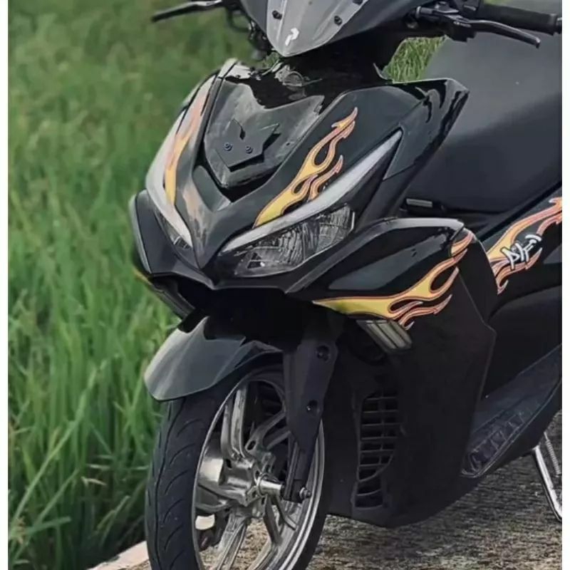 Jual striping sticker aerox nvx transparan api new design | Shopee ...