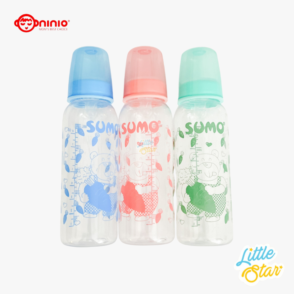 Jual Botol Dot Susu Asi Sumo Ninio Round Bottle Tempat Minum Anak BPA ...