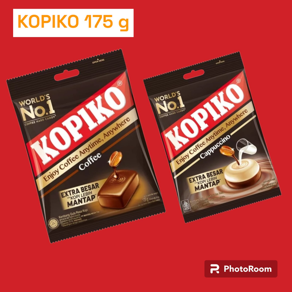 Jual Kopiko Coffee Candy | Cappuccino Candy 175 g | 50 butir @ 3.5 g ...