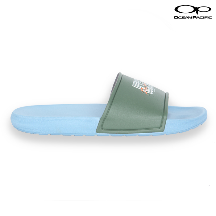Jual Ocean Pacific Sandal Pria Slide Hijau | Shopee Indonesia