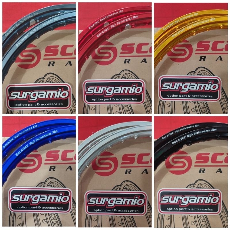 Jual Velg 16 Scarlet 140/160 Tipe WR Lips (sepasang) | Shopee Indonesia