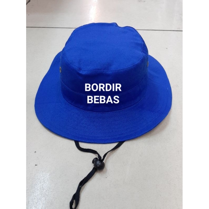 Jual topi rimba custom bordir dan sablon | Shopee Indonesia