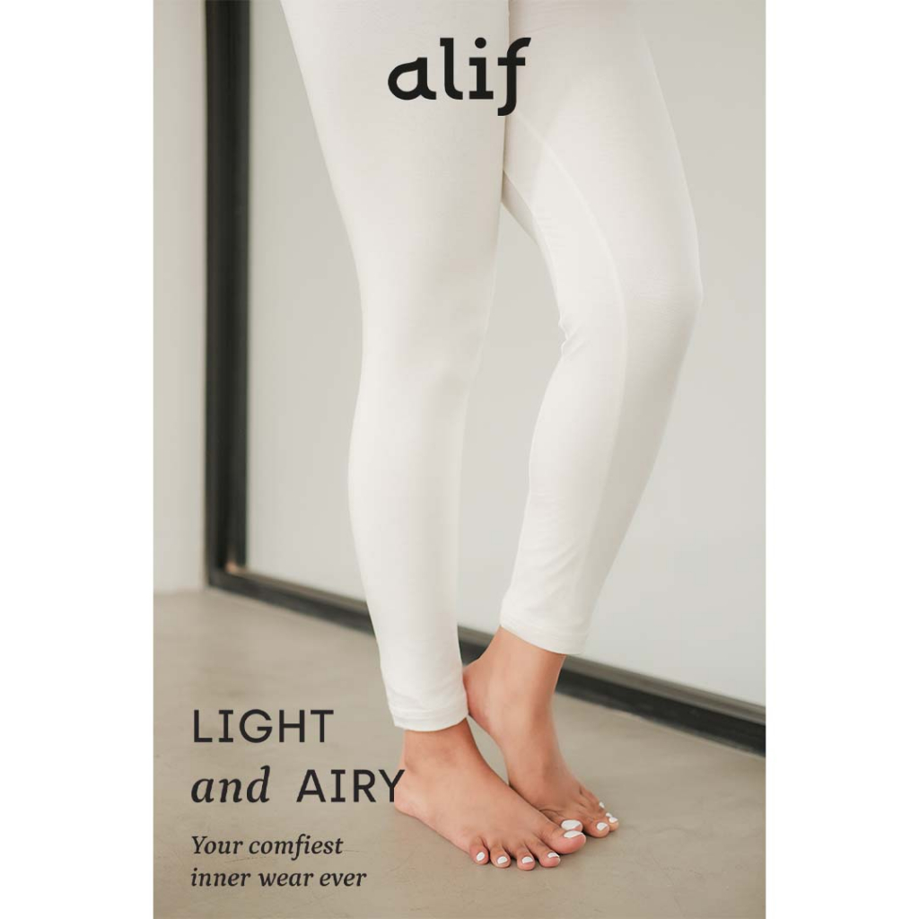 Jual Alif Modern Wear - Halima Legging - White | Shopee Indonesia