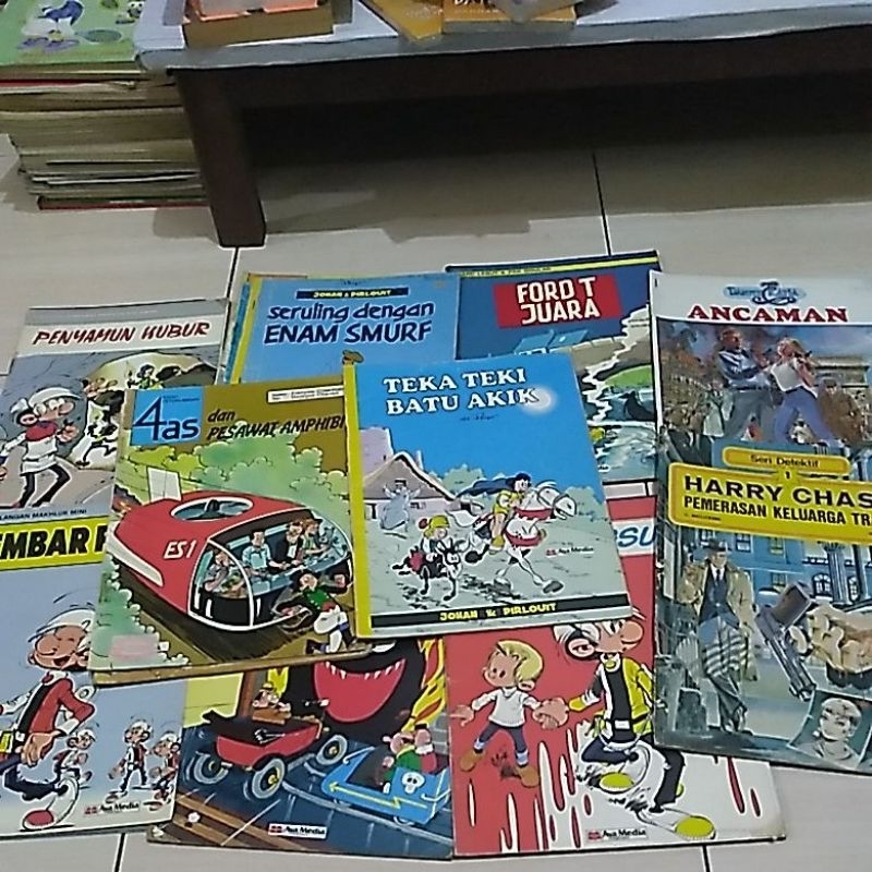 Jual buku komik cergam johan pirlouit original | Shopee Indonesia