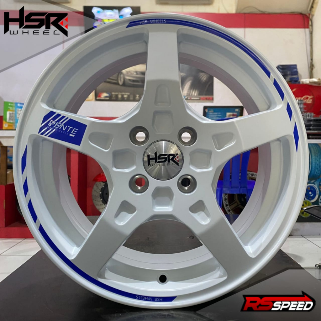 Jual Velg Pelek Racing Murah Ring 15 HSR Pelak Resing Lobang 4 Lebar 65 ...