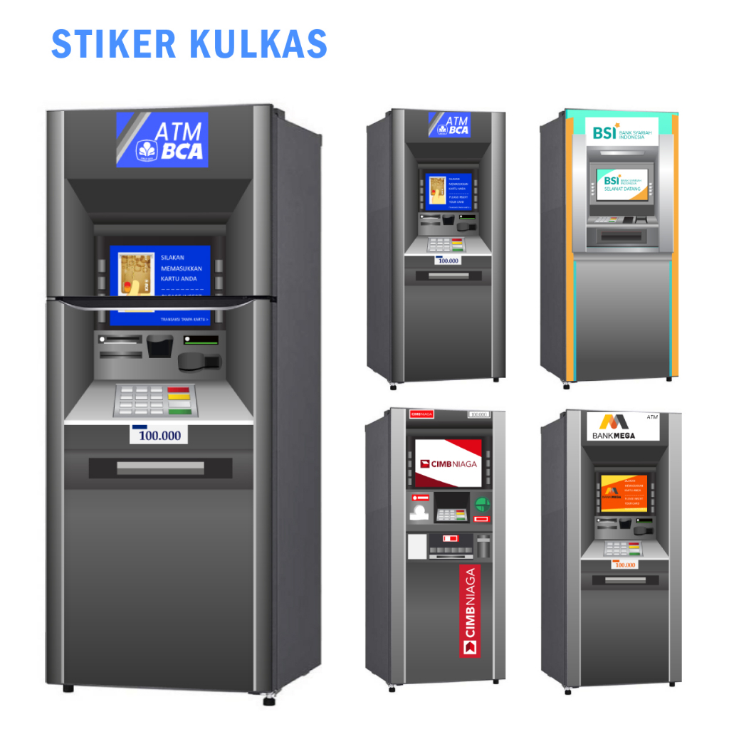 Jual Stiker Kulkas 1 Pintu dan Sticker Kulkas 2 pintu ATM | Shopee ...