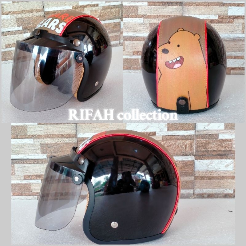 Jual HELM BOGO ANAK JUNIOR POLOS 7-12TH,HELM ANAK,HELM ANAK MOTIF POLOS ...