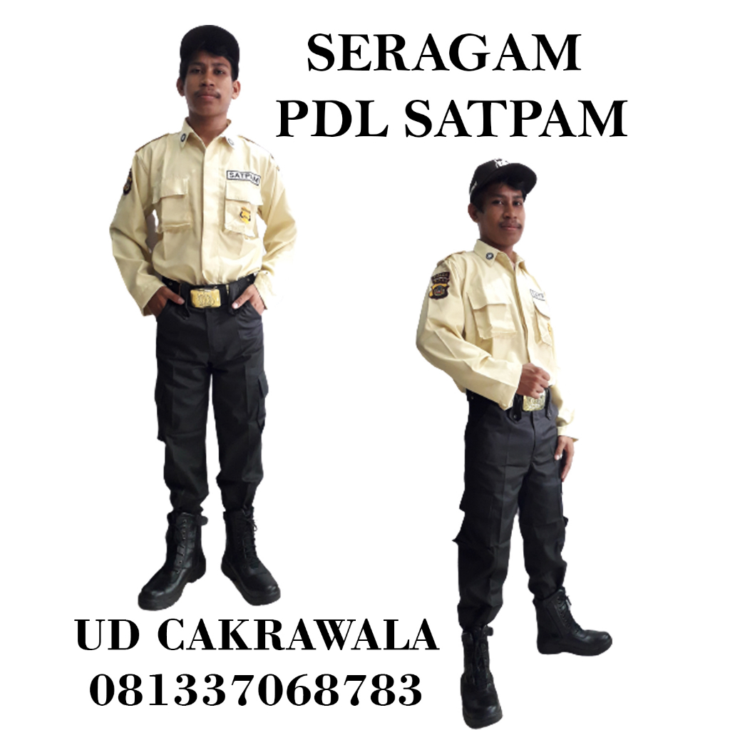 Jual SERAGAM PDL SATPAM TERBARU/ PDl SATPAM CREAM 2023 / UNIFORM SECURITY | Shopee Indonesia