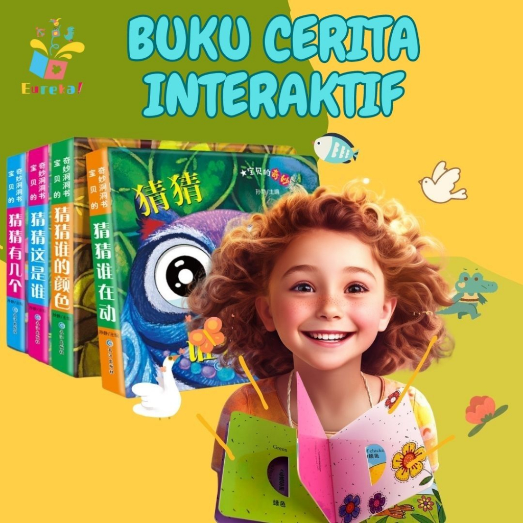 Jual [B-1] Buku Cerita Interaktif Untuk Anak Dengan Beragam Fitur 3D ...
