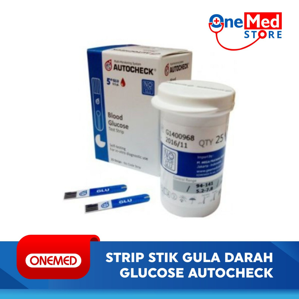 Jual Strip Stik Gula Darah Glucose Autocheck Termurah OP | Shopee Indonesia