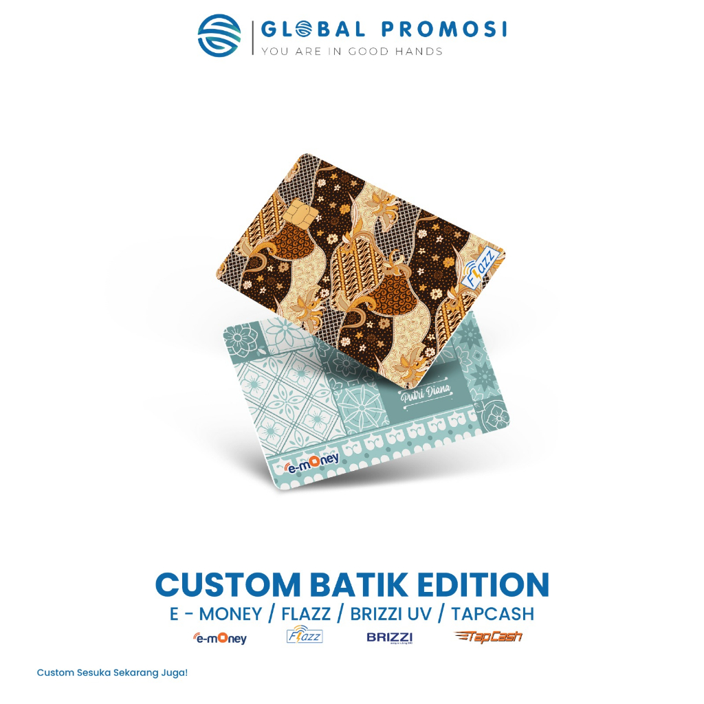 Jual eMoney / Brizzi / E-Money / Flazz Gen 2/ eToll/ TapCash / E-Toll Mandiri Custom Edition ...
