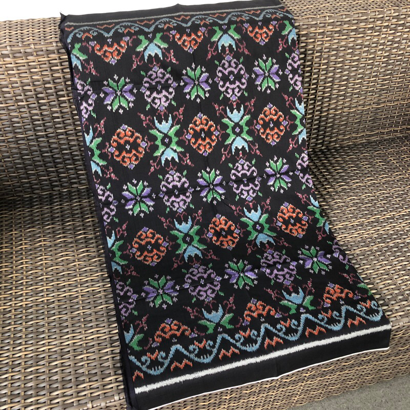 Jual kain tenun endek bali motif nanas | Shopee Indonesia