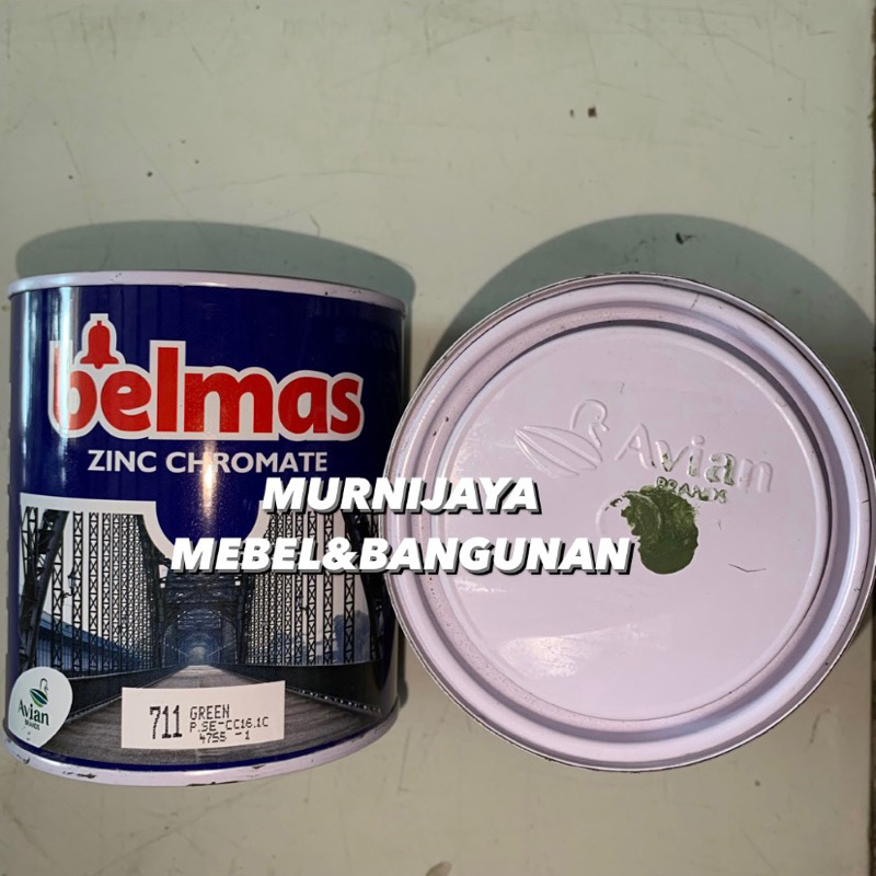 Jual CAT DASAR KAYU BESI BELMAS 1KG BY AVIAN ZINC CHROMATE CAT ANTI ...
