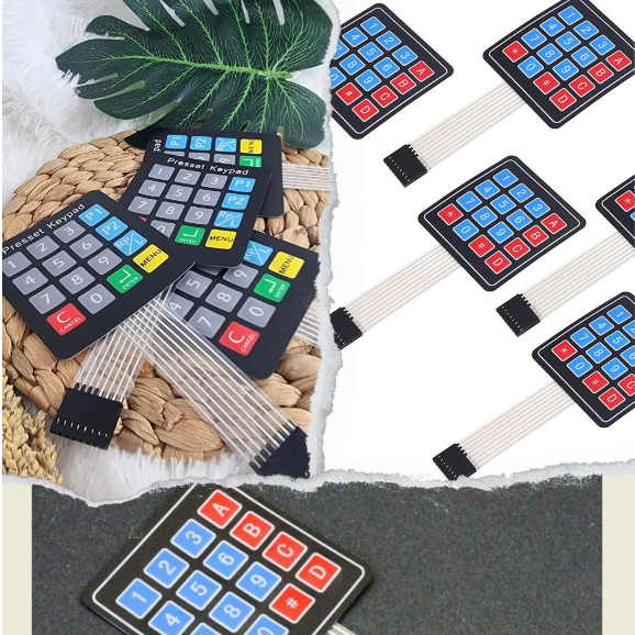 Jual Top Seller Termurahkeypad Membran 4x4 Dengan 16 Tombol Keypad