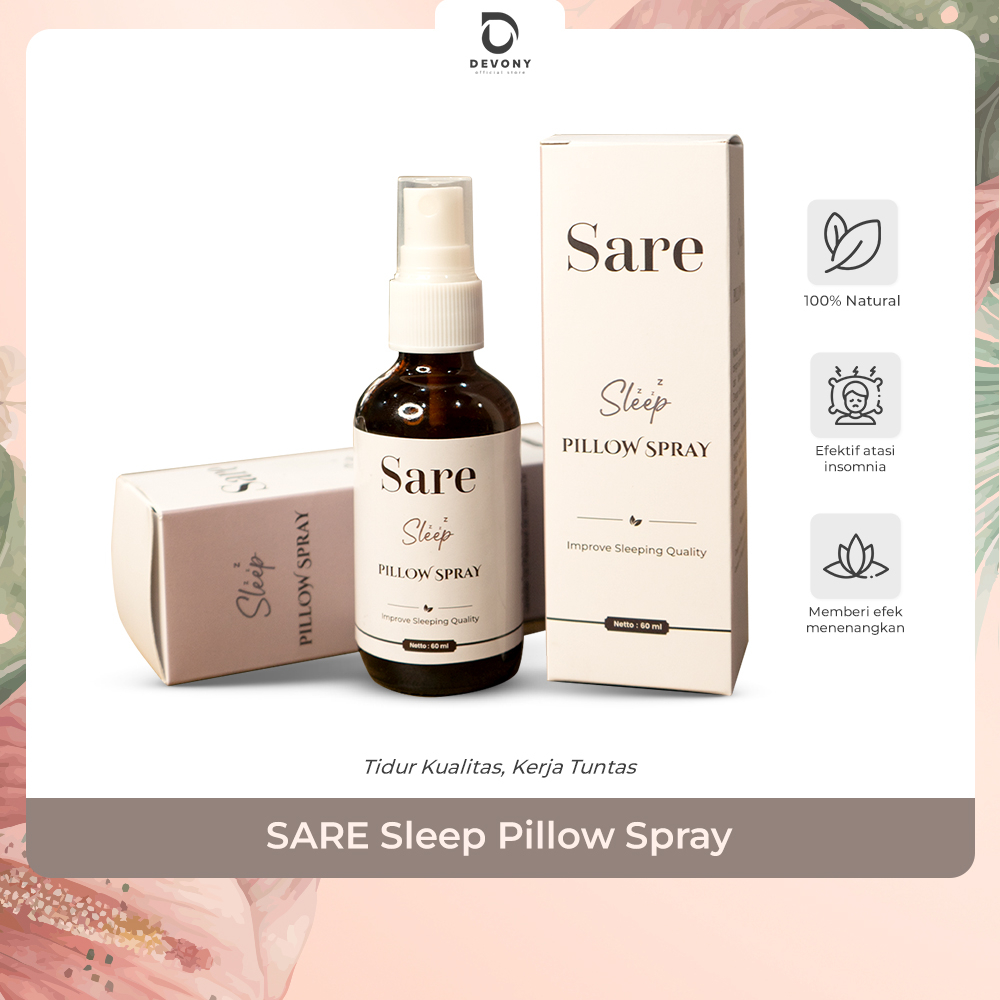 Jual SARE Sleep Pillow Spray Anti Insomnia Pengharum Bantal ...