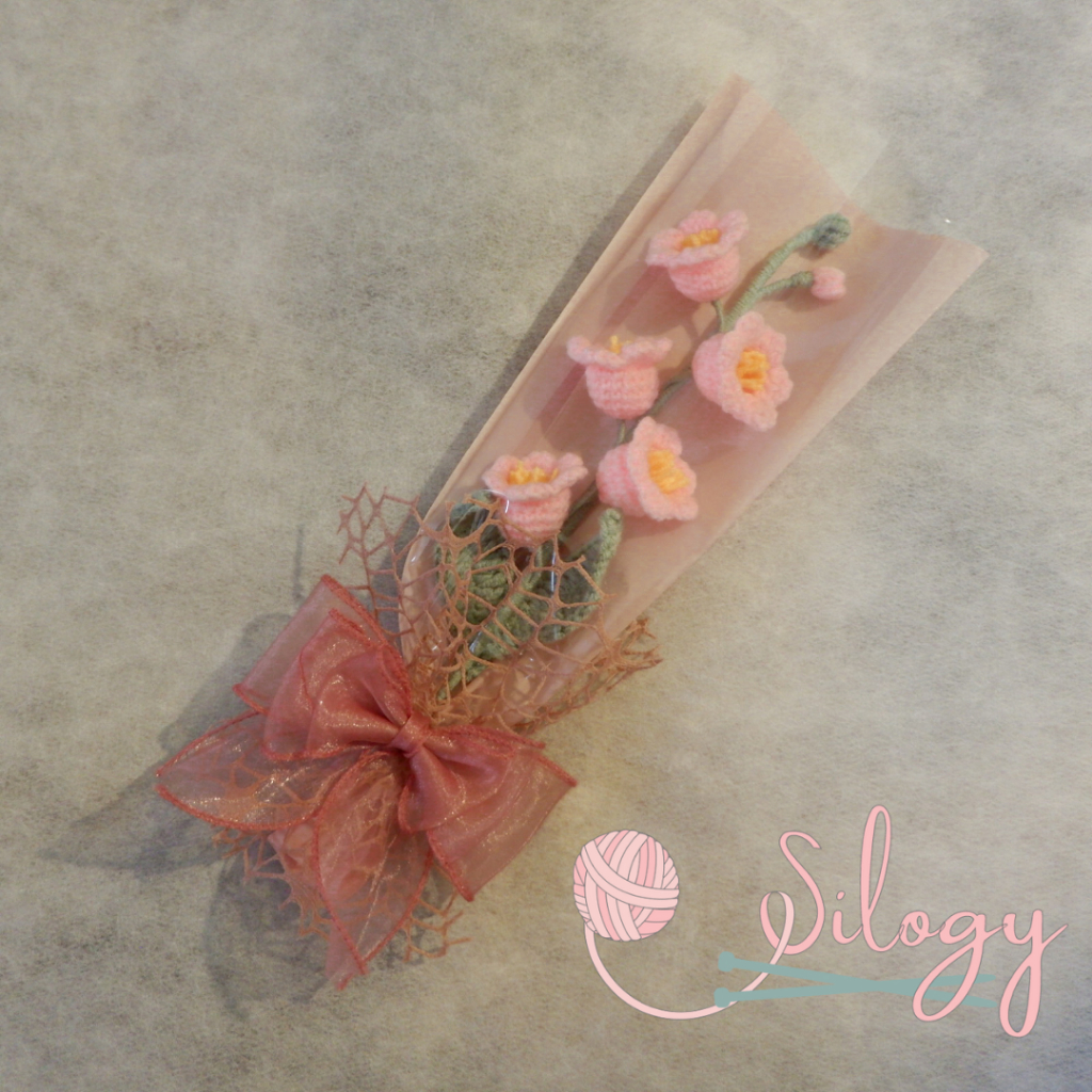 Jual Buket Bunga Lily of the Valley Rajut/Crochet Lily of the Valley ...