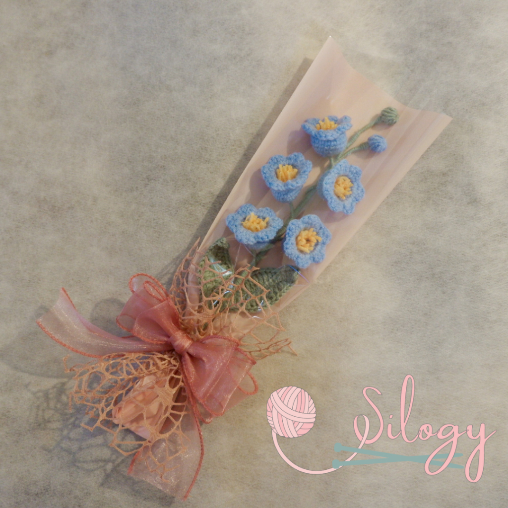 Jual Buket Bunga Lily of the Valley Rajut/Crochet Lily of the Valley ...