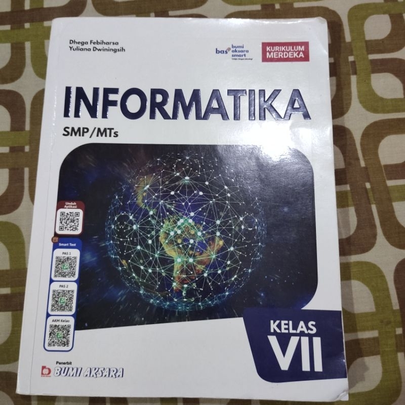 Jual informatika smp kelas 7 bumi aksara kurikulum merdeka | Shopee Indonesia
