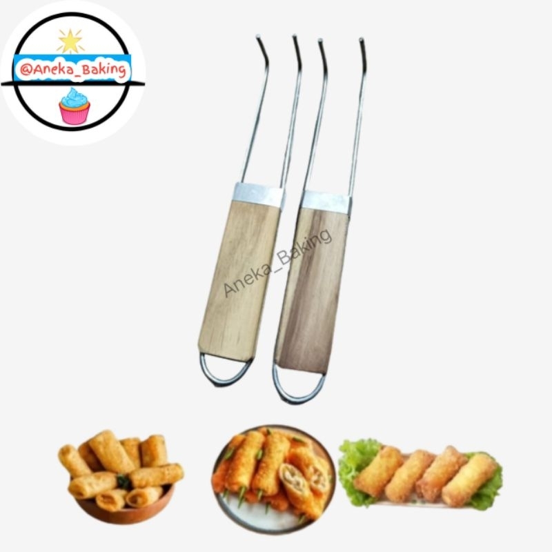 Jual Garpu Pencelup Risoles / Alat Angkat Risol Dan Pisang Goreng ...