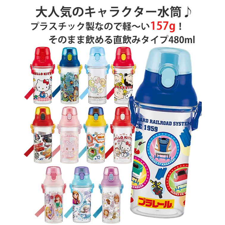 Jual [Skater] One-Touch Bottle Plastic Water Bottle Clear Bottle Sanrio ...