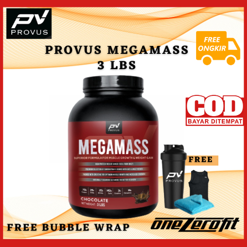 Jual Provus Mega Mass Gainer 3lbs Supplement Fitness Megamass Bulking ...