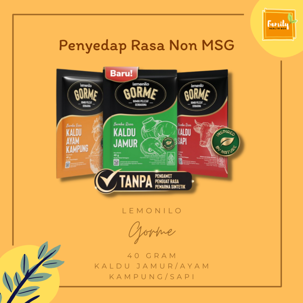 Jual Kaldu Penyedap Rasa Non MSG / Kaldu Non MSG Gorme by Lemonilo ...