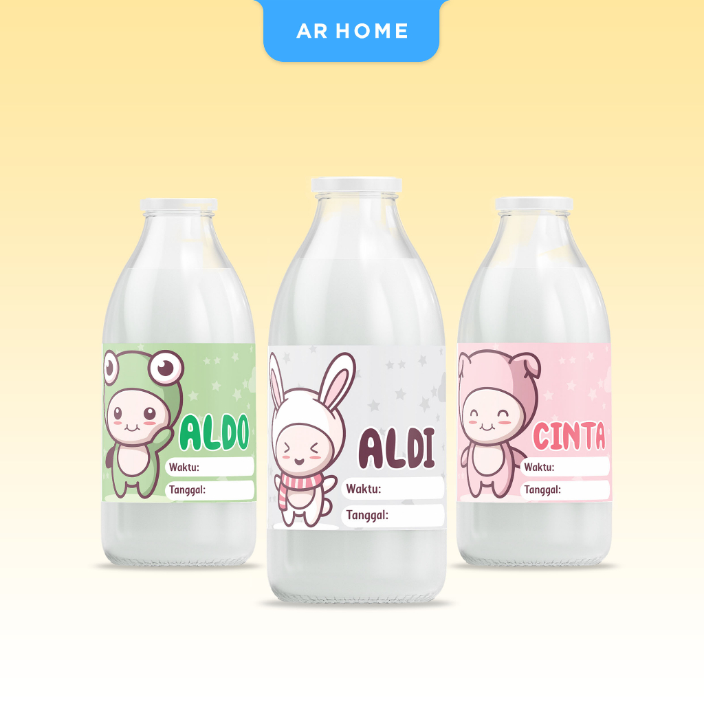 Jual Sticker Botol ASI, Botol ASI, Sticker Transparan, Sticker Custom ...