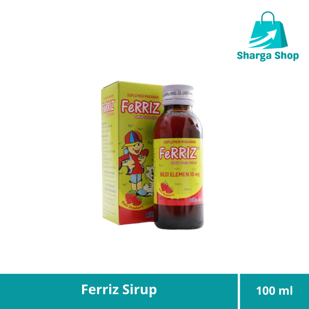 Jual FERRIZ SYRUP 100 ML / VITAMIN ZAT BESI PADA ANAK | Shopee Indonesia