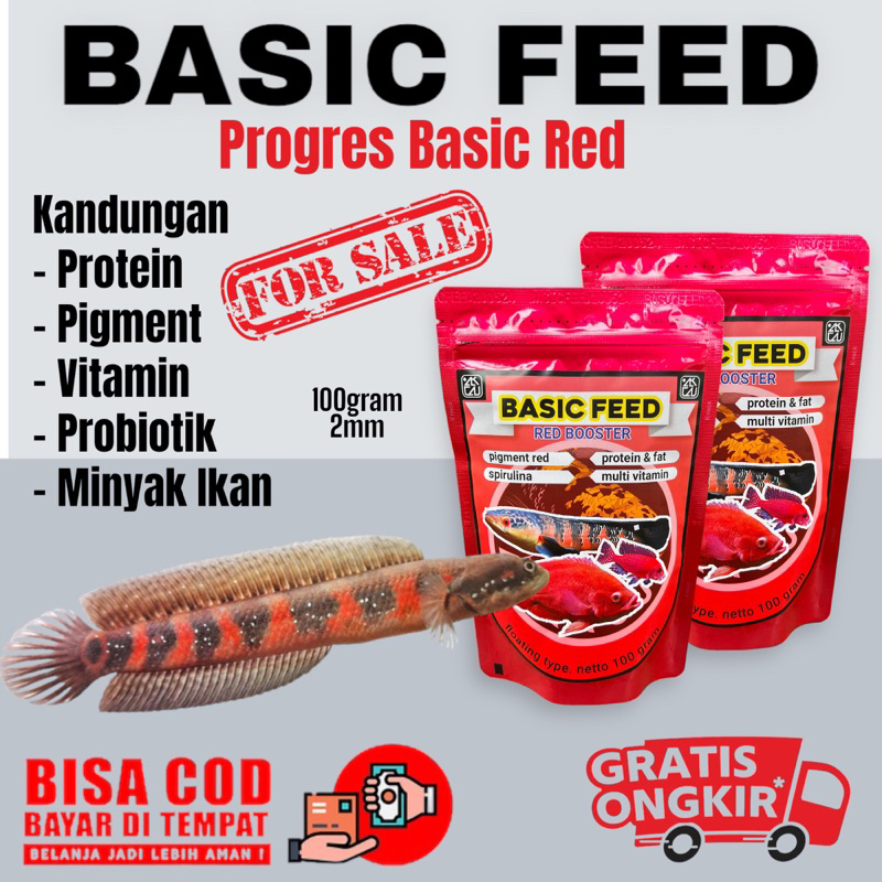 Jual progres super red | pelet ikan channa maru red sampit red sentarum ...