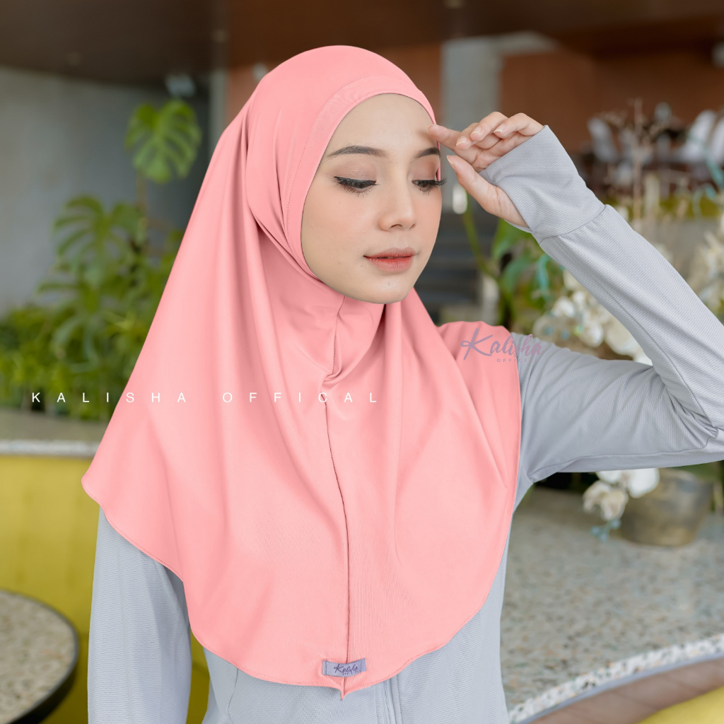 Jual Hijab Bergo Zaida Malay Non Pet / Non Pad Instan jersey Olahraga Daily By Kalishaofficial ...